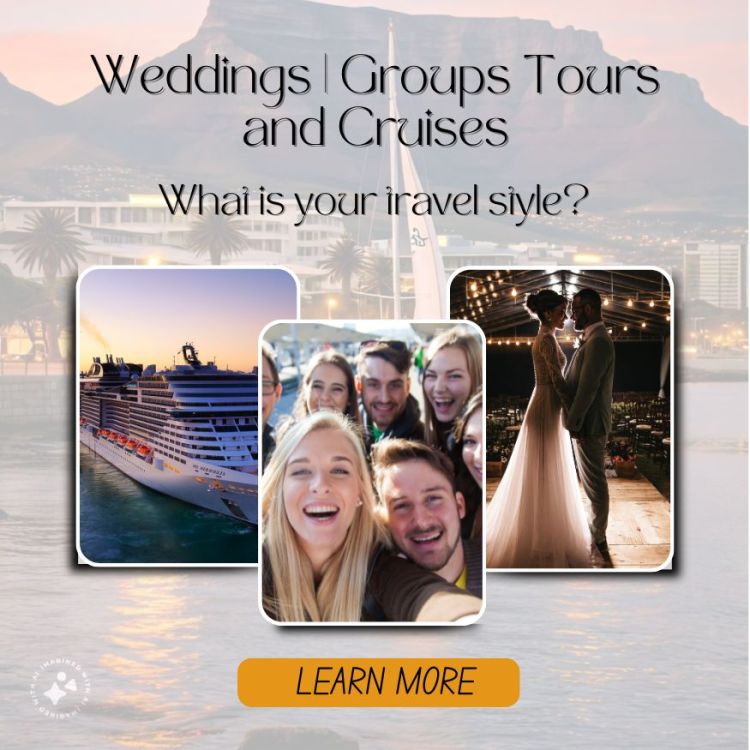 Weddings | Groups | Tours | Cruises